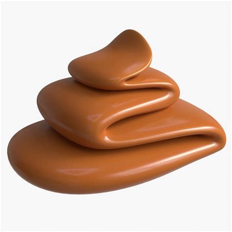 Melted Creme Caramel 02 Model Turbosquid 2029995