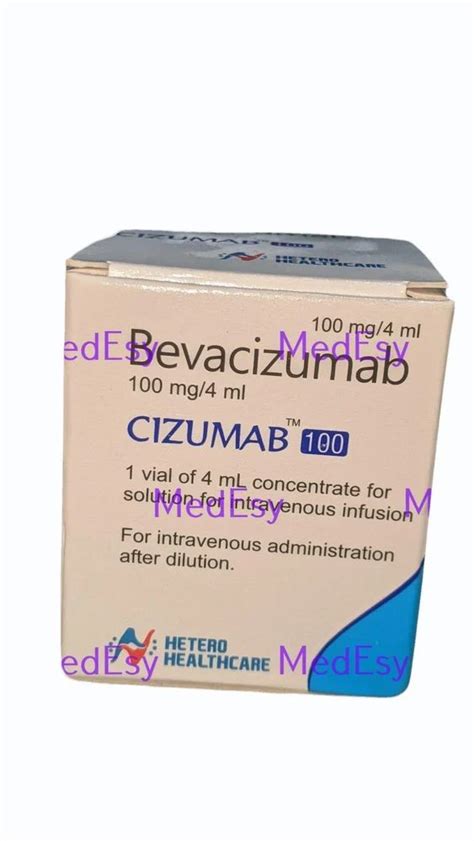 Cizumab Bevacizumab 100mg 400Mg Injection By MedEsy By Hetero At