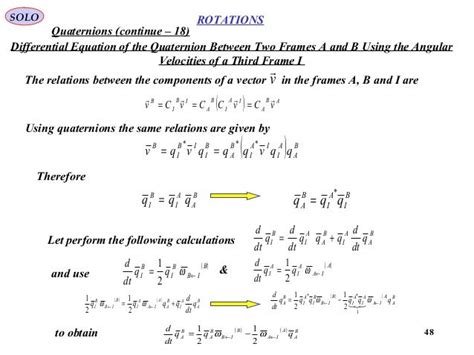 Rotation In 3d Space Euler Angles Quaternions Marix Descriptions