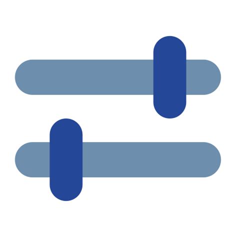 Settings Sliders Generic Flat Icon