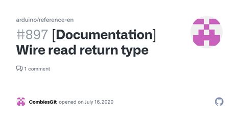 Documentation Wire Read Return Type · Issue 897 · Arduinoreference