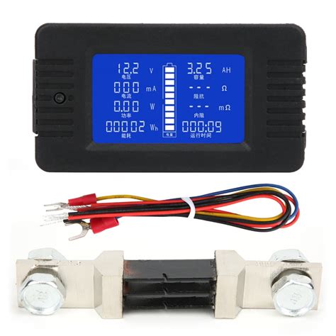 Battery Monitor Dc 0 200v 300a Multifunctional Battery Meter Lcd