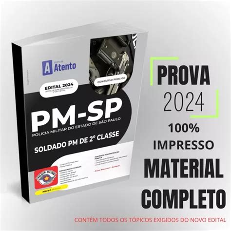 Apostila Pm Sp Soldado 2023 Banca Vunesp Mercadolivre