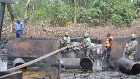 49 Illegal Refineries Deactivated 70 Oil Thieves Arrested In Niger