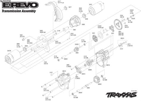 Exploded View Traxxas E Revo 110 Transmission Astra