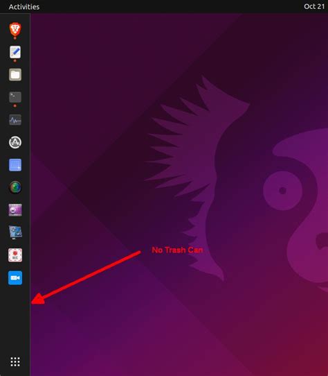How To Remove Ubuntu Trash Can Icon From Ubuntu Dock Panel CONNECTwww