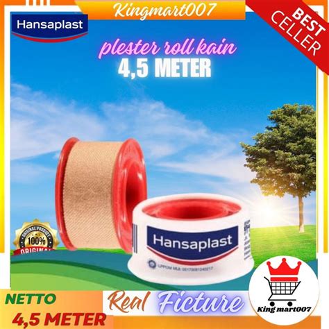Jual Hansaplast Plester Roll Kain 2 5cm X 4 5m Promo Shopee Indonesia