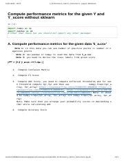 5 Performance Metrics Instructions Jupyter Notebook Pdf 12 01 2022