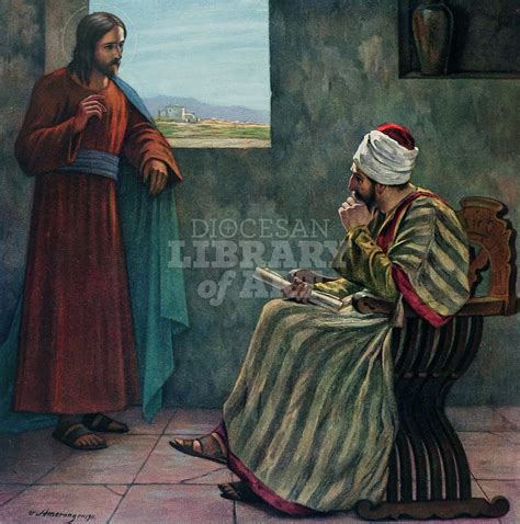 Diocesan Library Of Art Jesus Said To Nicodemus