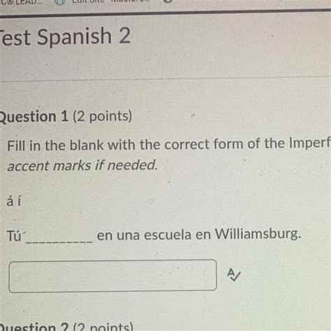 question 1 50 points fill in the blank with the correct form of the