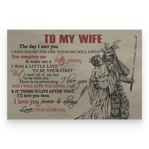 Buy Skeleton Of Couple Samurai With Letter Picture I Was A Little Late