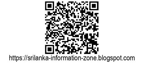 Sri Lanka Information Zone Your Ultimate Information Zone Qr Code