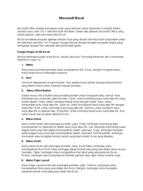 microsoft excel pdf