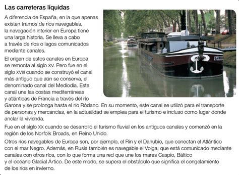 Los ríos navegables de Europa Ficha interactiva TopWorksheets