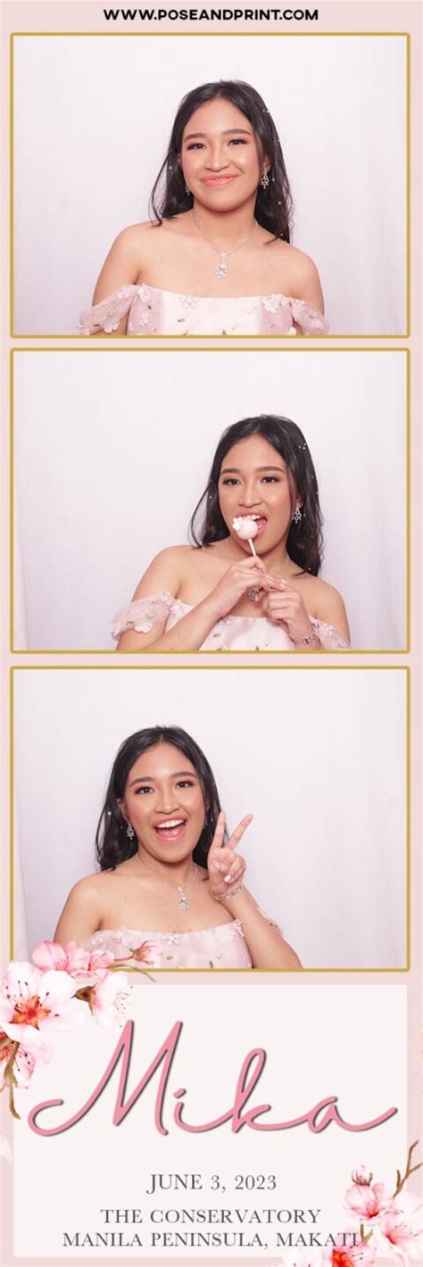Mikas 18th Birthday Vintage Booth Pose And Print Photobooth