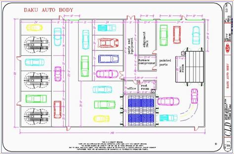 Image Result For Auto Service Center Floor Plan