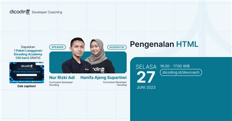 Dicoding Developer Coacing 94 Pengenalan Html Dicoding Indonesia