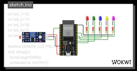 Practicasensordeluz Wokwi Esp32 Stm32 Arduino Simulator