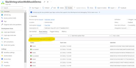 How To Use Logic App Run History How To Troubleshoot Logic App Workflow Execution