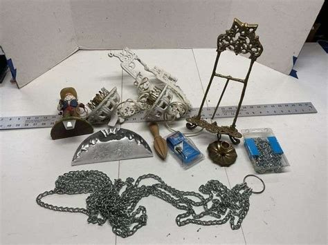 Electric Oil Lamp Brackets Chain Etc Legacy Auction Company