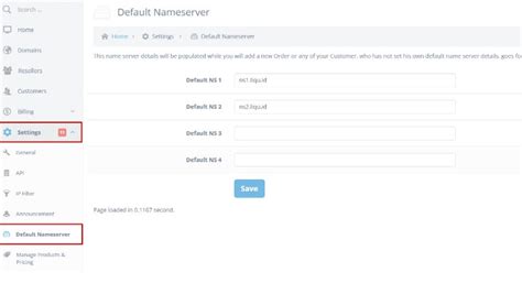 How To Setup Default Name Server For My Customers Knowledge Base