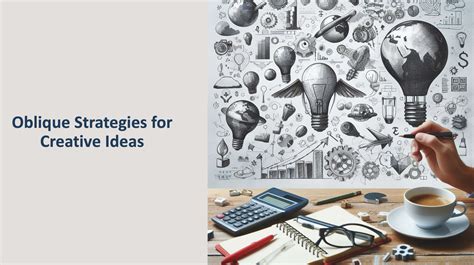 oblique strategies for creative ideas