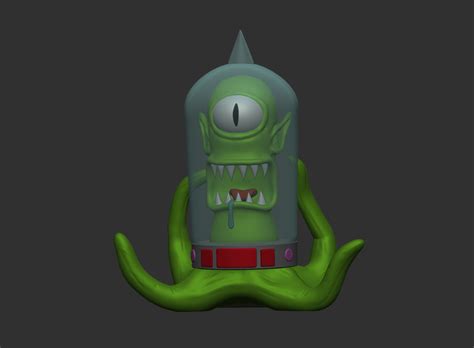 Stl File Kang Simpsons・3d Printable Model To Download・cults