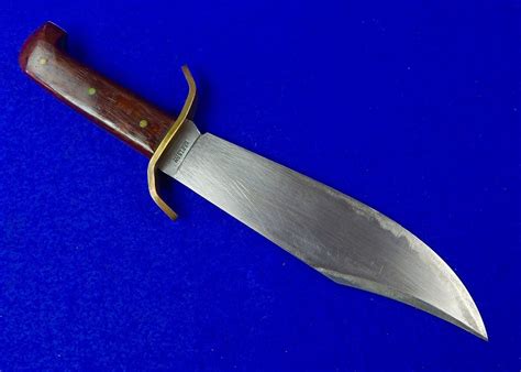 Rare Us Vietnam Era Western Bowie Fighting Knife W Sheath Antique