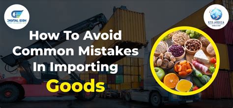 How To Avoid Common Mistakes In Importing Goods Import Export Business Course Import Export