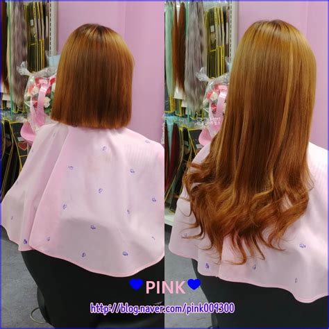 컬러믹싱브릿지 붙임머리 붙임머리 핑크하다 인천부평점