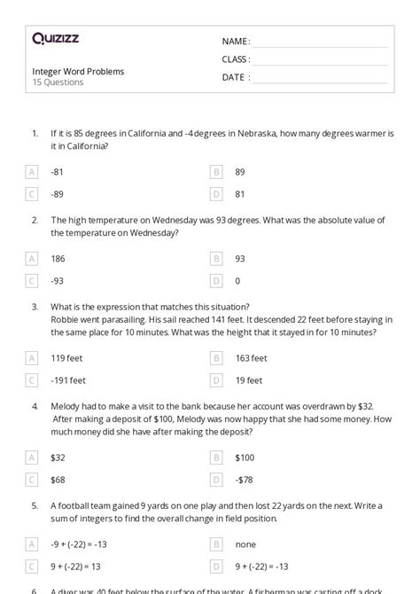 50 Money Word Problems Worksheets For 6th Grade On Quizizz Free