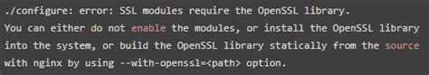 Nginx配置Https缺少SSL模块 已解决 阿尔法哲 博客园 Nginx配置Https缺少SSL模块 已解决 阿尔法哲 博客园