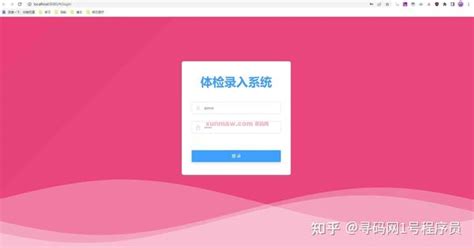 毕业设计 体检录入系统 知乎