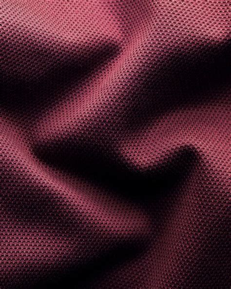 Burgundy Piqué Shirt Eton