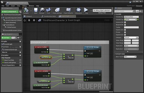 The Blueprint Window Unreal Engine 4 Game Development Quick Start Guide
