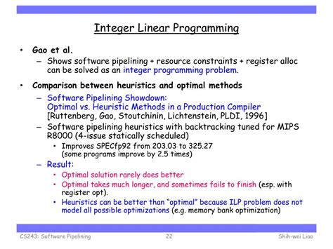 Ppt Lecture 9 Software Pipelining Powerpoint Presentation Free Download Id1925805