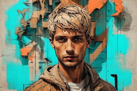 Premium Photo German Model In Ghibli Vibesberlinunique Streetwearretro Graphicshighquality