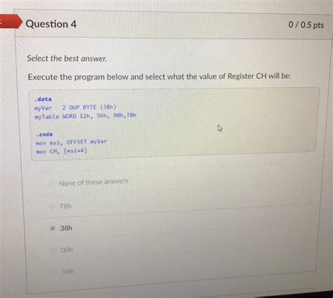 Solved Fill In Multiple Blanks Consider This Program