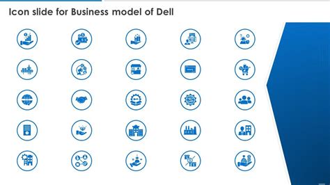 Icon Slide For Business Model Of Dell Ppt Icon Graphics Tutorials Bmc Ss Ppt Presentation