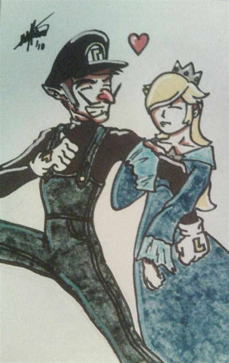 Waluigi And Rosalina Art Waluigi And Rosalina Fan Art 29937279 Fanpop