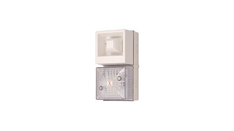 Yl40 Dl C 25 Wn Wr 2 Clifford And Snell Yl40 Series Clear Sounder Beacon 24 V Dc Ip65 Wall