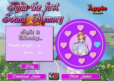 Sofia The First Sound Memory Play Online On Flash Museum 🕹️