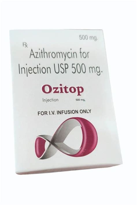 Azithromycin Injection Usp 500mg At ₹ 2000 Piece In Pimpri Chinchwad Id 2856309098055