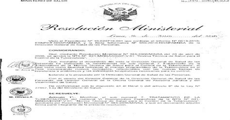 Modifican Esquema De Tratamiento De La Tuberculosis Mdr Xdr Pdf