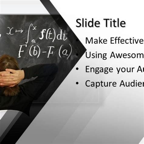 Free Mathematics PowerPoint Template Math Template Online Math Courses Mathematics