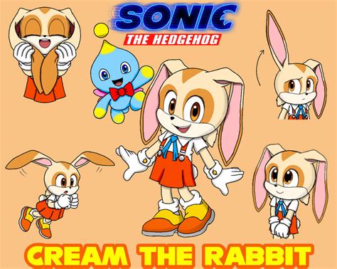 Sonic Movie Cream The Rabbit By Jame5rheneaz On Deviantart