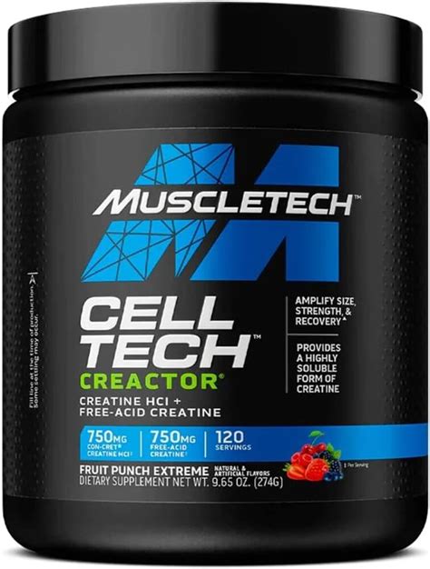 Compre Creatina Cell Tech Creactor 274g Muscletech Aqui Na Tigers