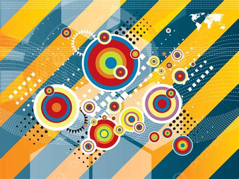 Technology Background Vector Map Information Modern Vector Map