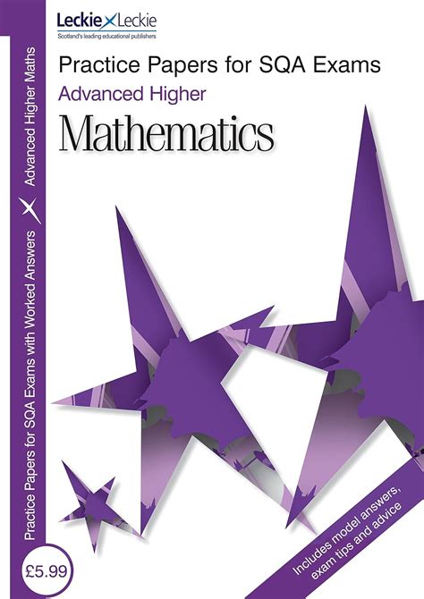 Advanced Higher Maths Practice Papers For Sqa Exams Mullan Edward 9781843728603